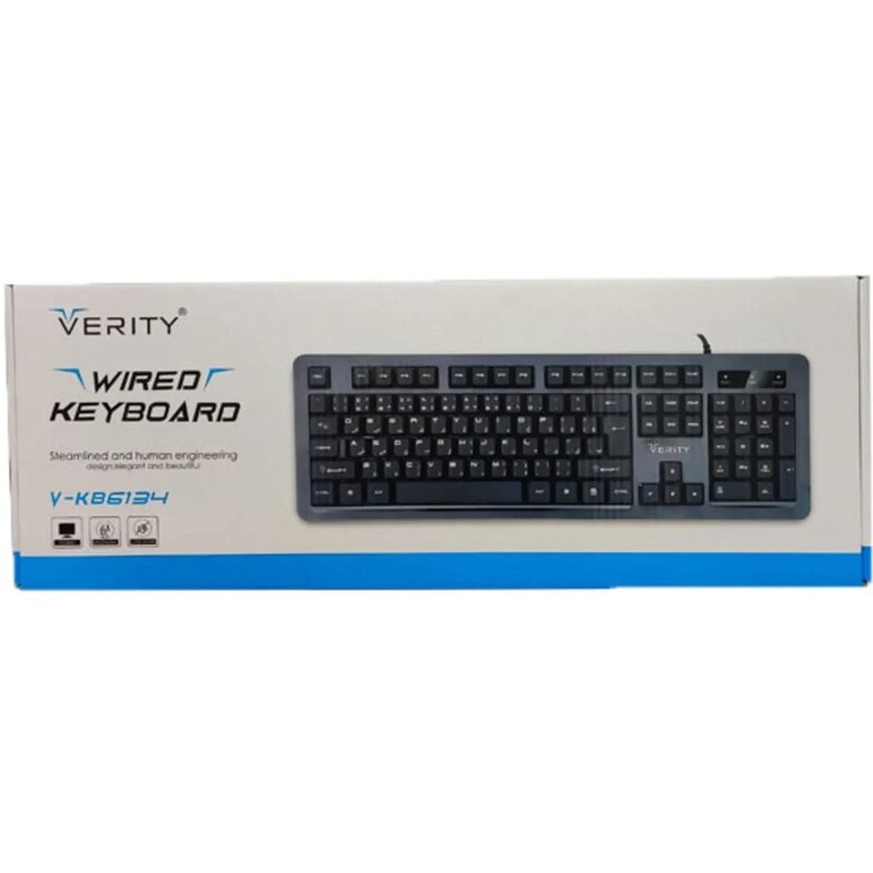 خرید کیبورد سیمی وریتی مدل Verity KB6134 - رایاتل